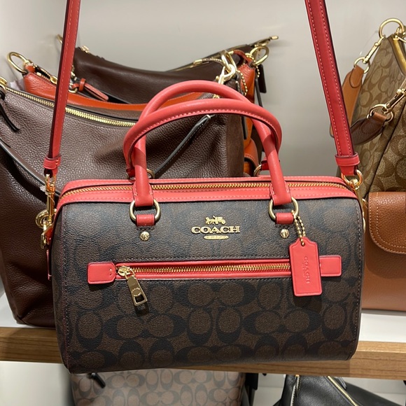 Coach | Bags | Coach Rowan Satchel In Signature Canvas ...